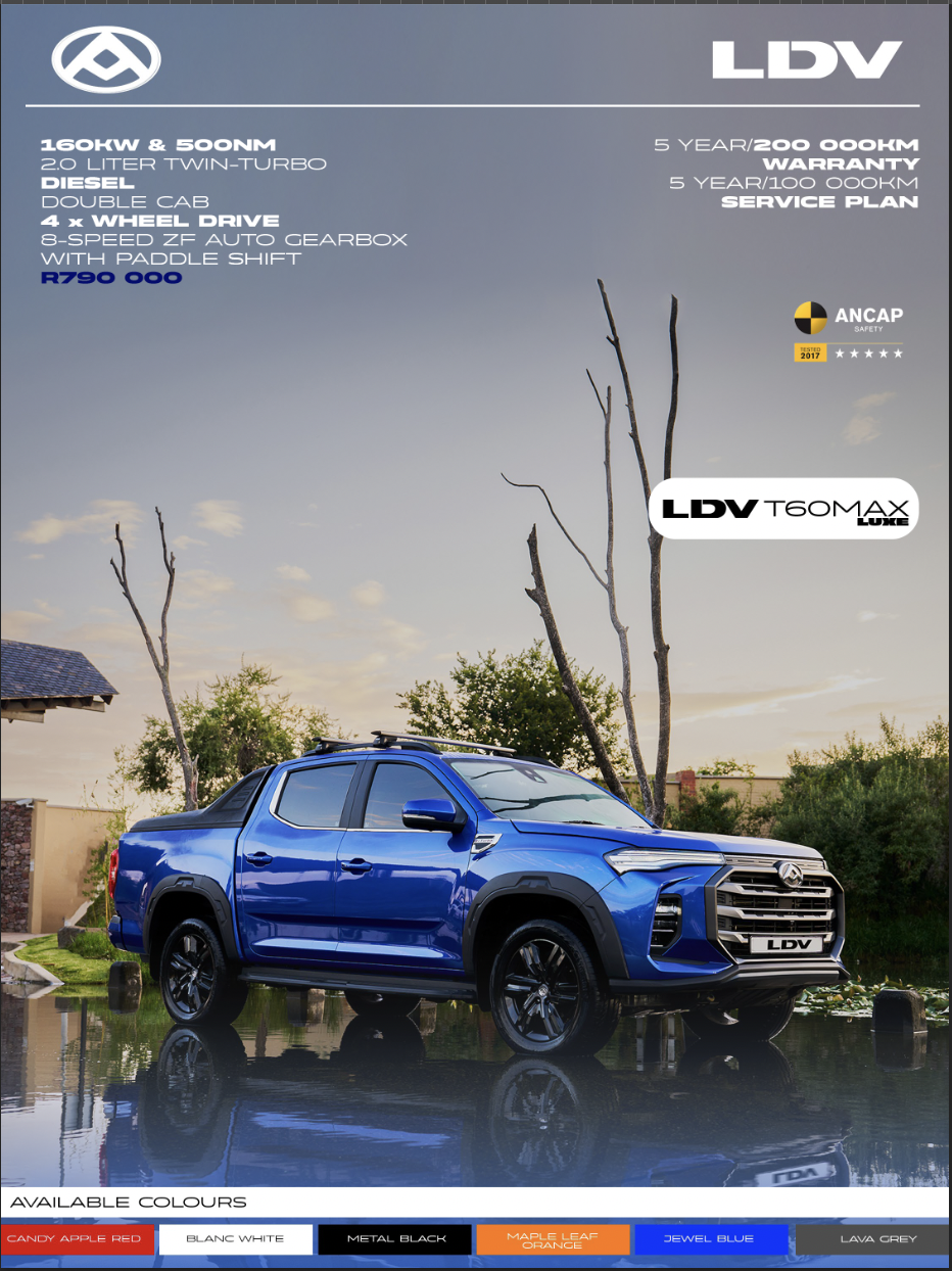 T60 Max Luxe | LDV Gezina